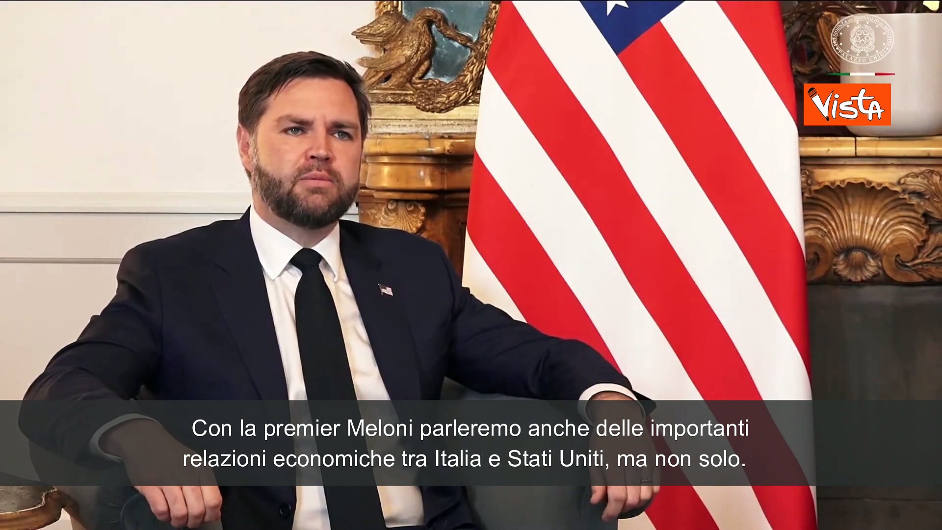 Vance: "Con Meloni parleremo di un negoziato commerciale con tutta l'Ue"