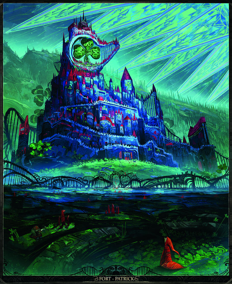 This vibrant fantasy style was inspired by classic French comic artists