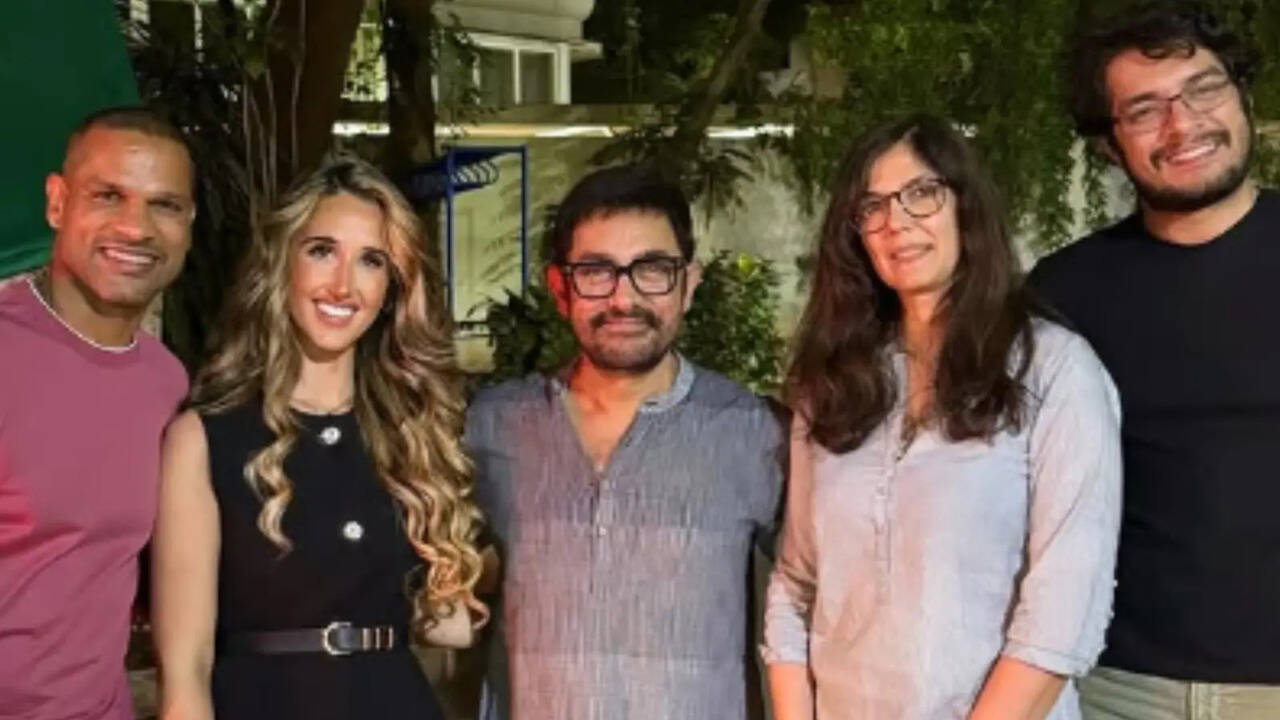 Aamir Khan-Gauri Spratt Go On 'Double Date' With Shikhar Dhawan-Sophie ...