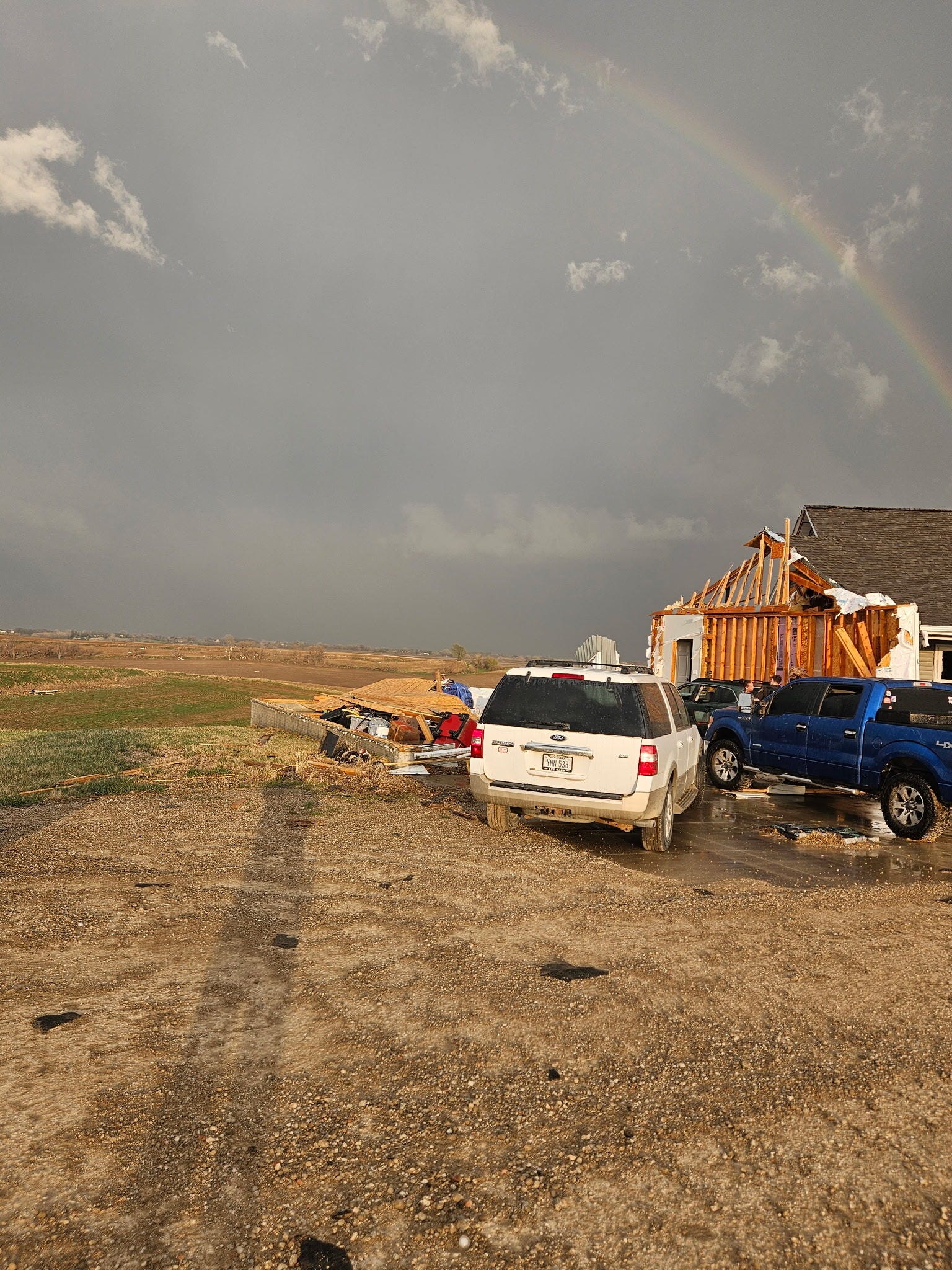 Tornadoes, softball-sized hail slam eastern Nebraska, damaging homes ...