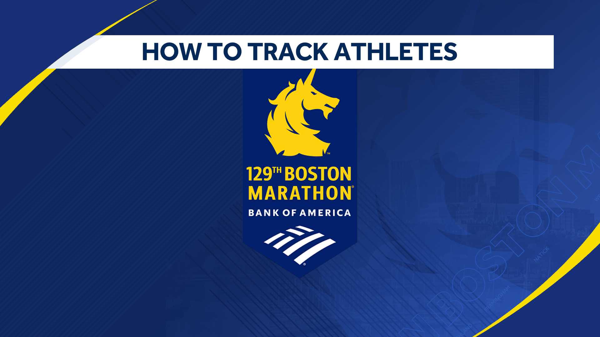 How to track runners, athletes for 129th Boston Marathon