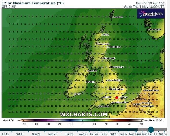 Hot weather maps show date 21C heat surge will hit UK - check you area