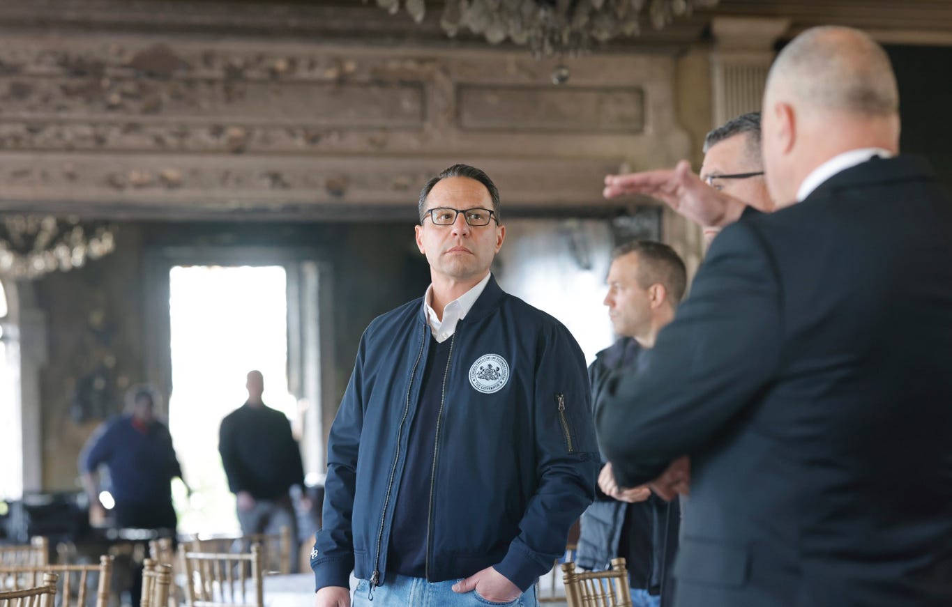 Arson at Gov. Josh Shapiro's house condemned by former Pa. governors