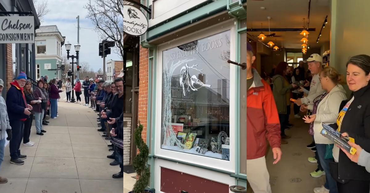 Hallmark Channel IRL: 300 Townspeople Help Move Local Bookstore One ...