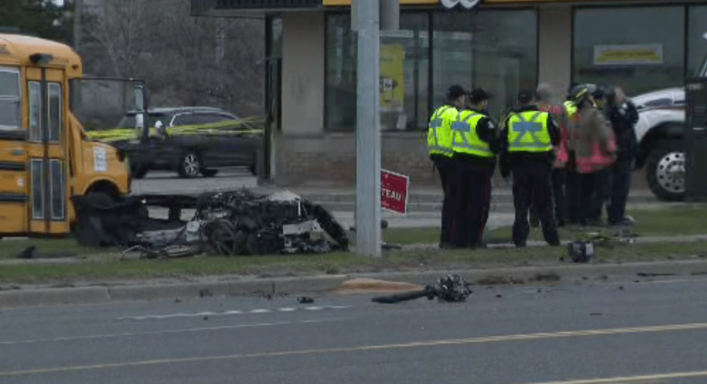 Driver killed after speeding through red lights, crashing into Toronto ...