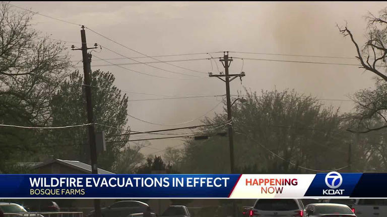 Rio Grande Fire evacuations lifted in Bosque Farms