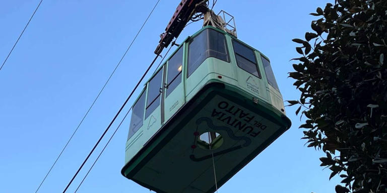 Incidente funivia Faito, la telecamera della stazione a monte ha ...