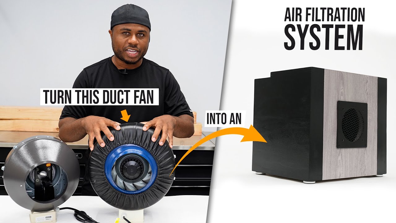 How to make a wood shop AIR filtration system