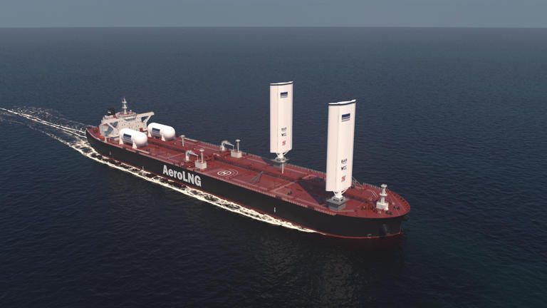 Colossal 125,000-ton UK ships to get Swiss wind-powered wings, hybrid ...