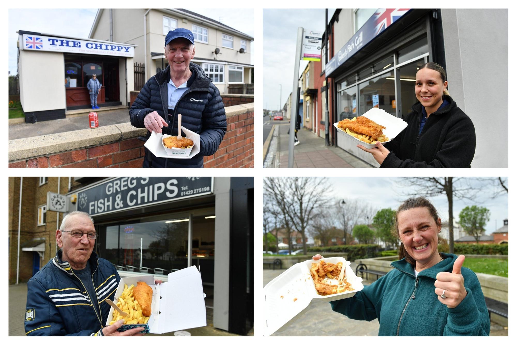 Photo special: Hartlepool folk enjoy their fish and chips on Good Fry-day