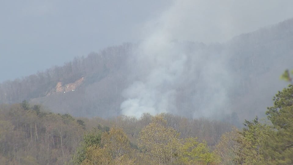 McDowell County wildfire burns more than 500 acres