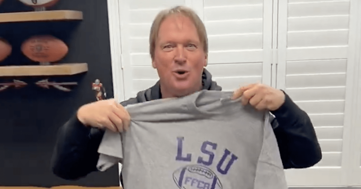 Jon Gruden spotlights ‘The freakin’ LSU Tigers’ ahead of Jayden Daniels ...