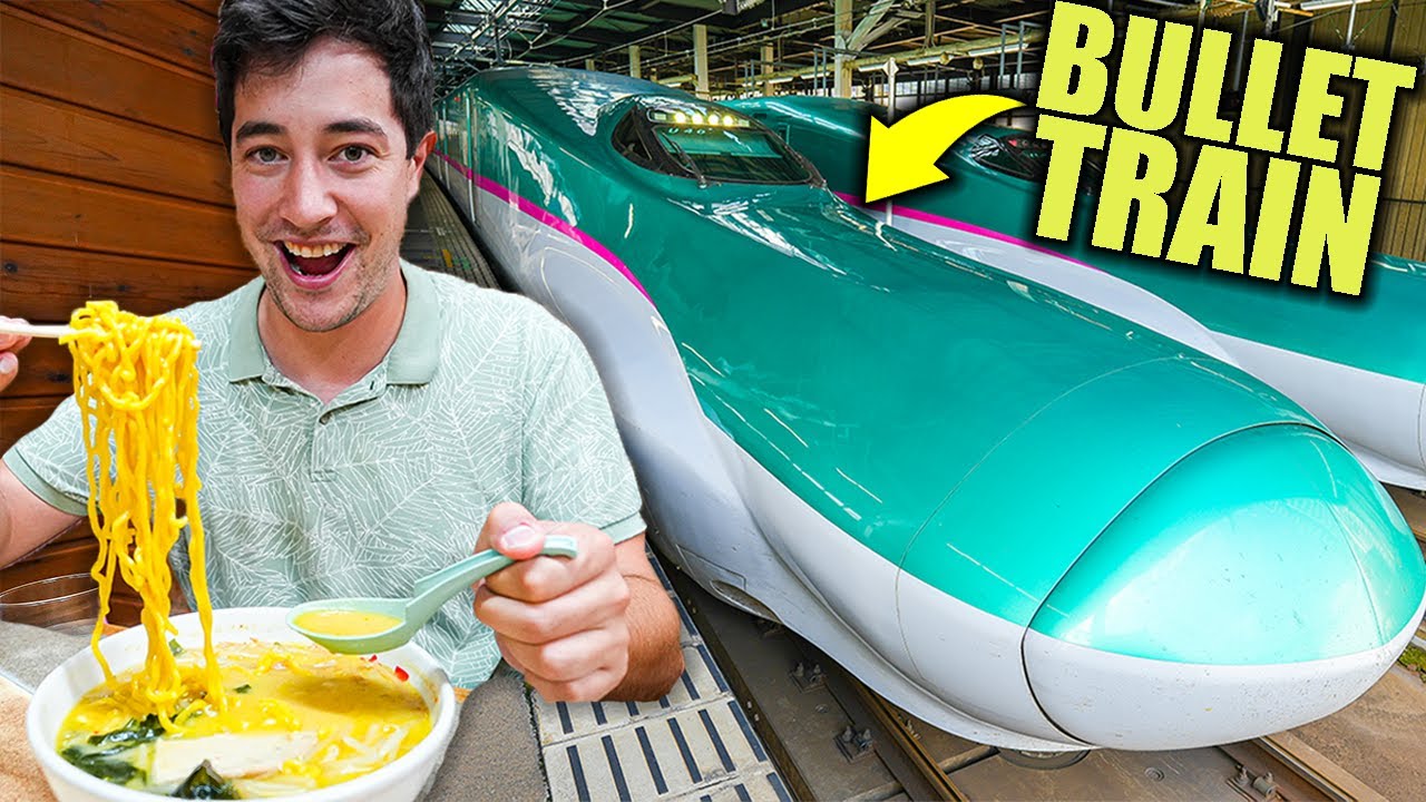 Noodle Tour Across Japan 🇯🇵 Epic SHINKANSEN Japanese Food Tour with ...