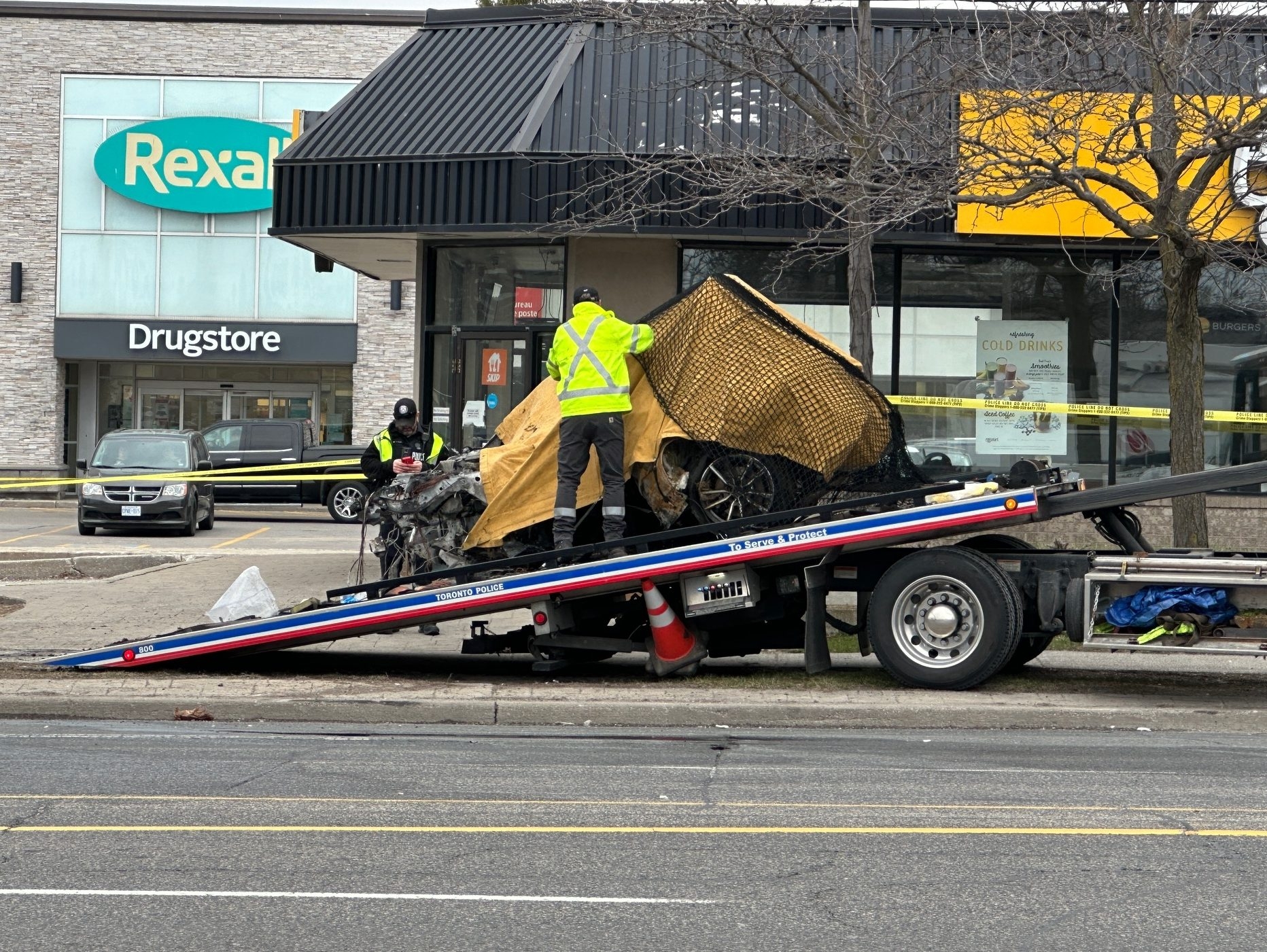 BMW driver killed in fiery crash in Scarborough