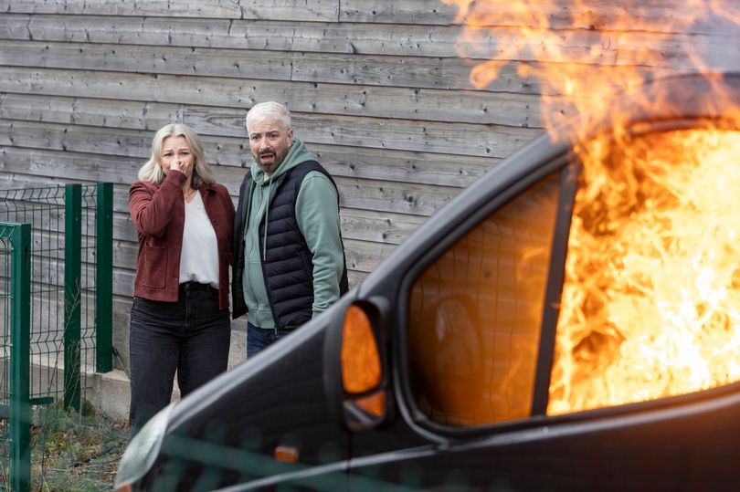 Fair City's Damien Halpin targeted in arson attack as work van set on fire