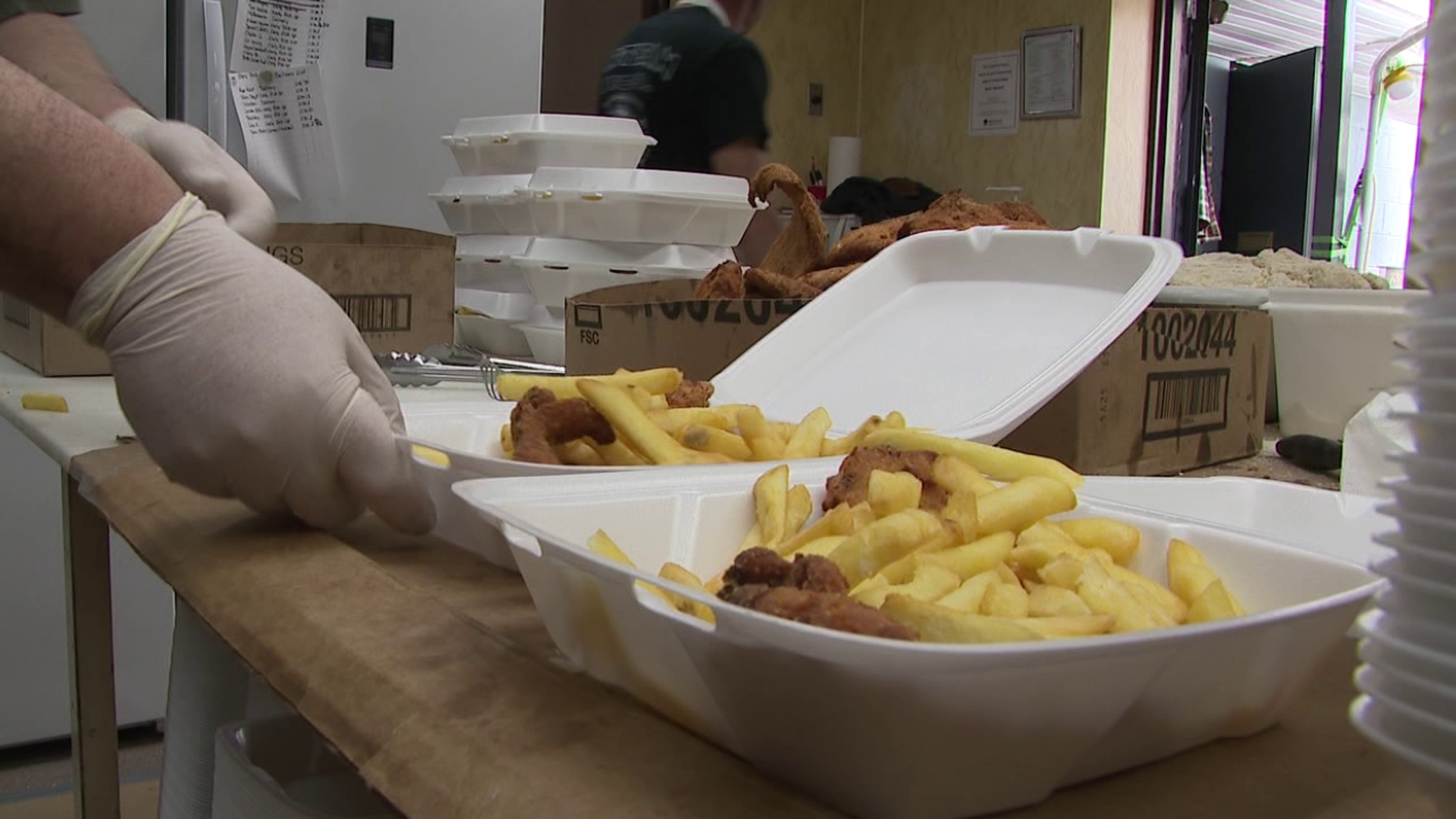Firefighters serve up fish for Good Friday