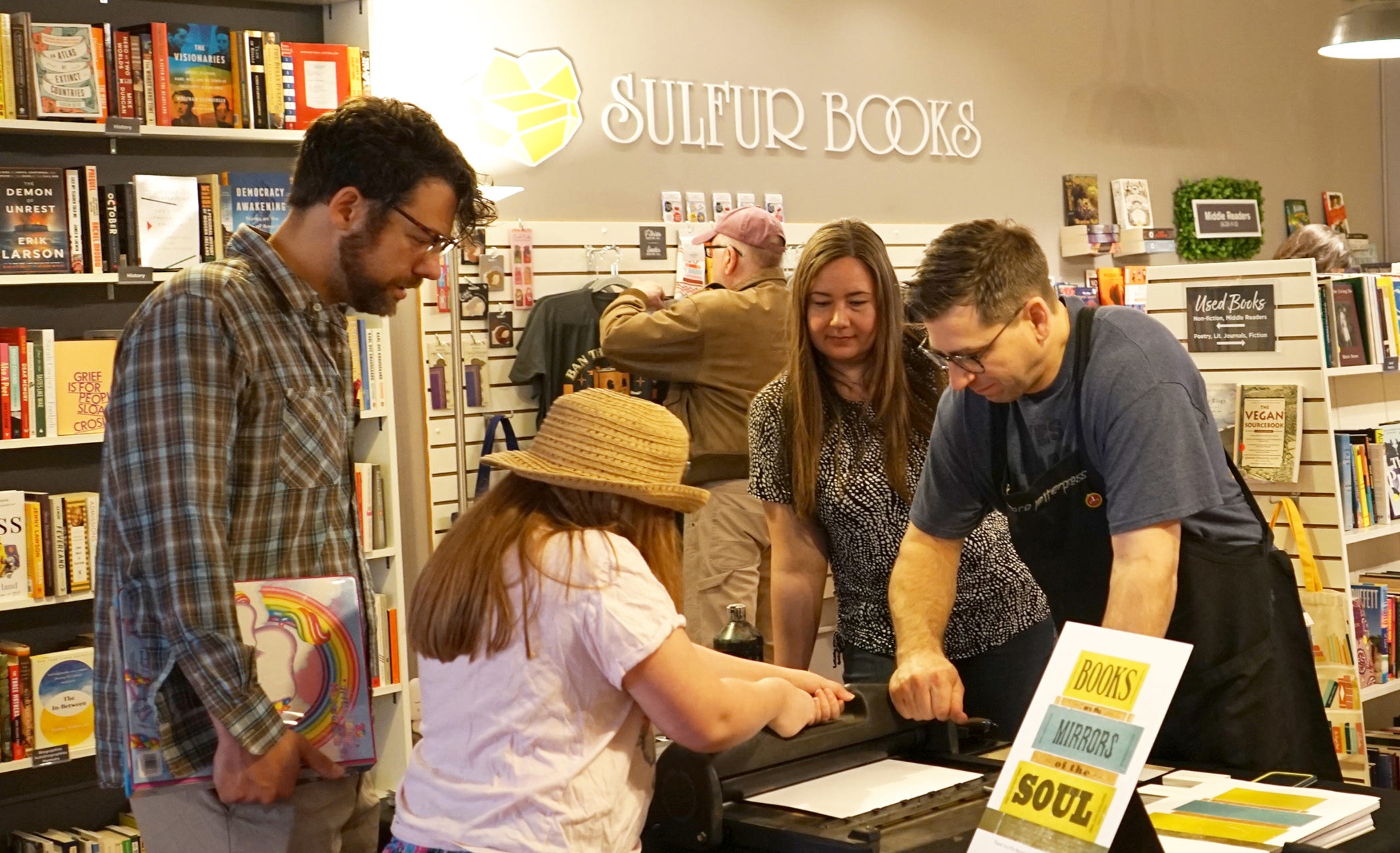 Sulfur Books announces grand reopening and Indie Bookstore Day celebration