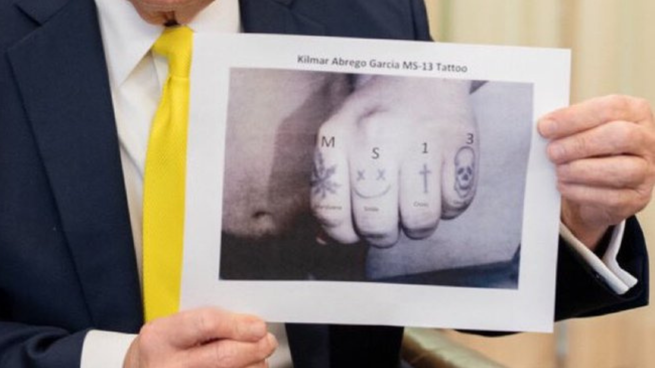 Does Kilmar Abrego Garcia Have MS-13 Symbol Tattoo On Knuckles? What We ...