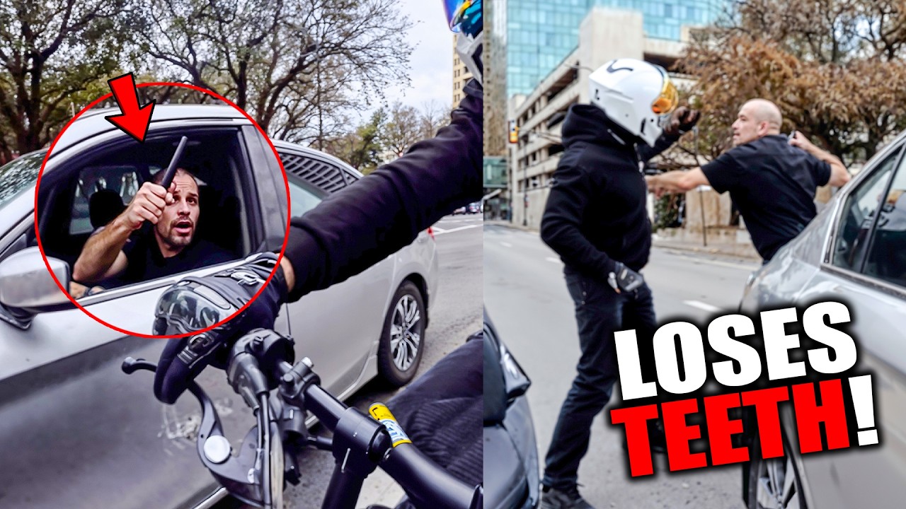 Angry Driver Snaps at Biker… Then Regrets It 😤