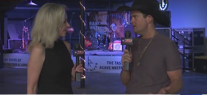 Local Texas Country singer performs at the Rodeo