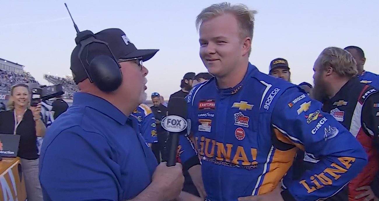 Tyler Ankrum describes emotion after snapping 130-race winless streak ...