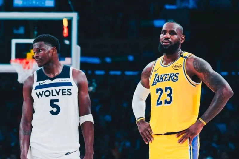 “LeBron James é o maior de todos”, crava Anthony Edwards