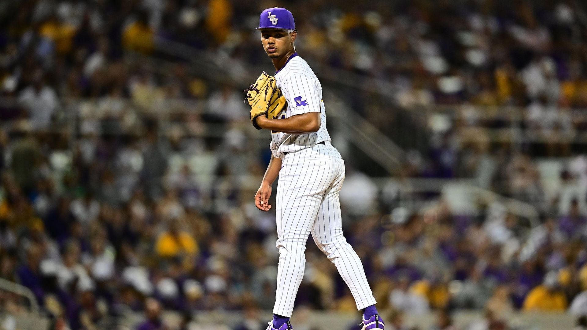 Anthony Eyanson Strikes Out 12 as LSU Beats Bama 4-3