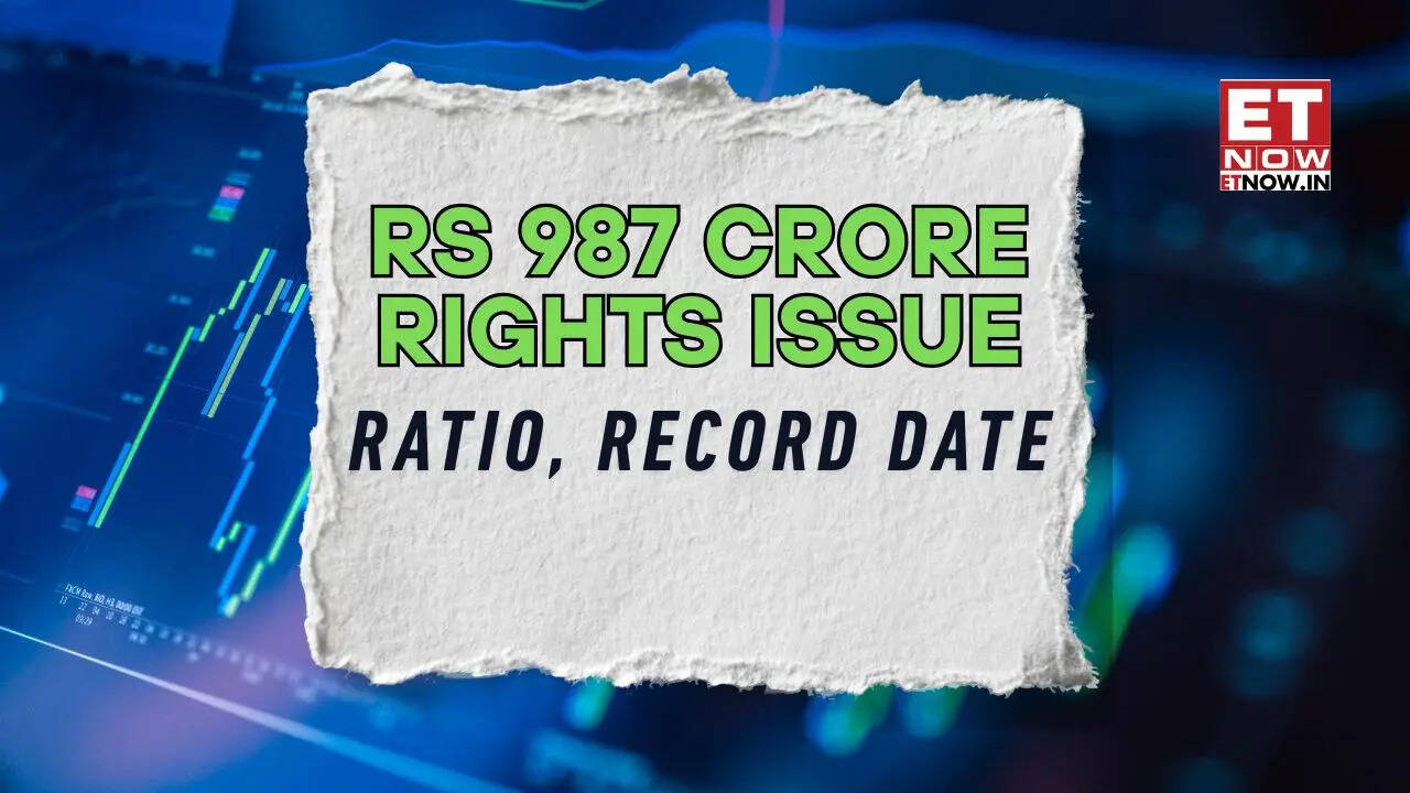 Rs 987 crore rights issue 2025: Ratio, record date, issue period - BSE ...