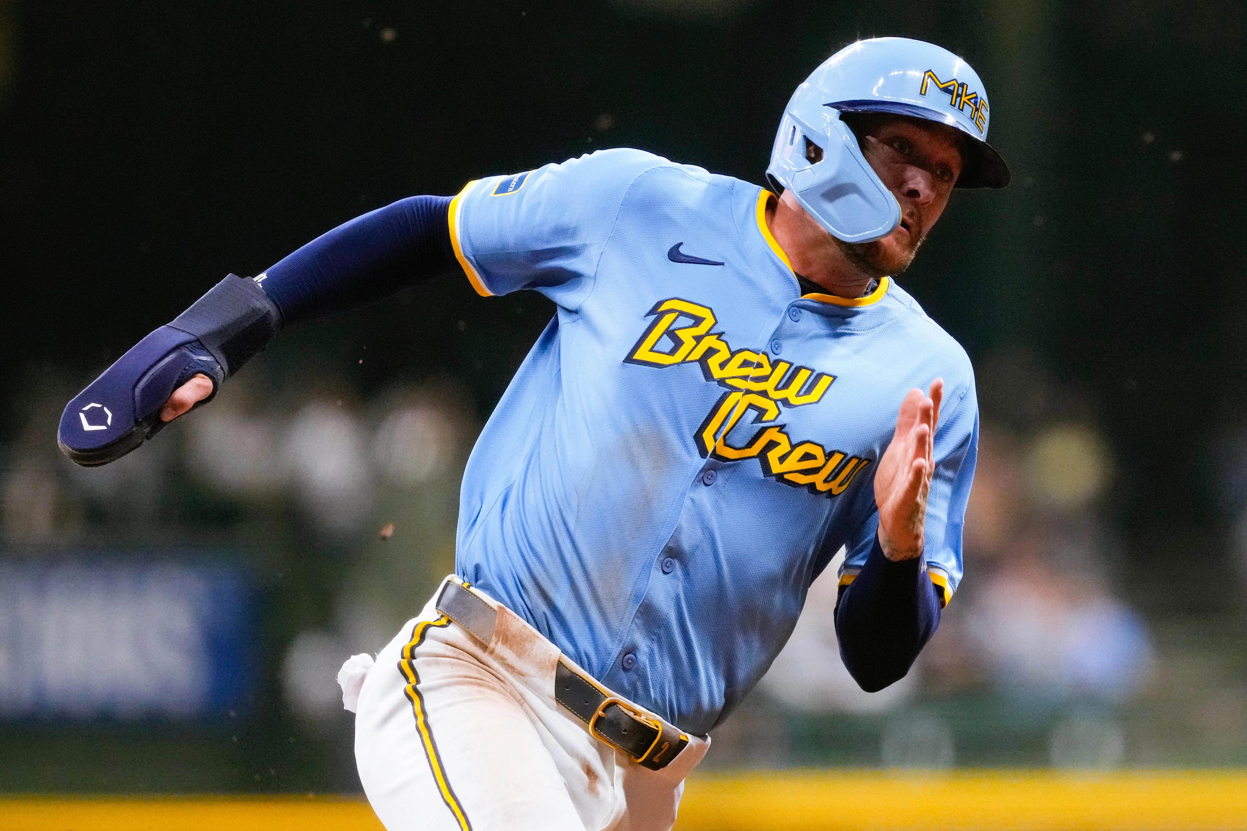 Brewers 5, A's 3: Caleb Durbin in the middle of plenty in his MLB debut