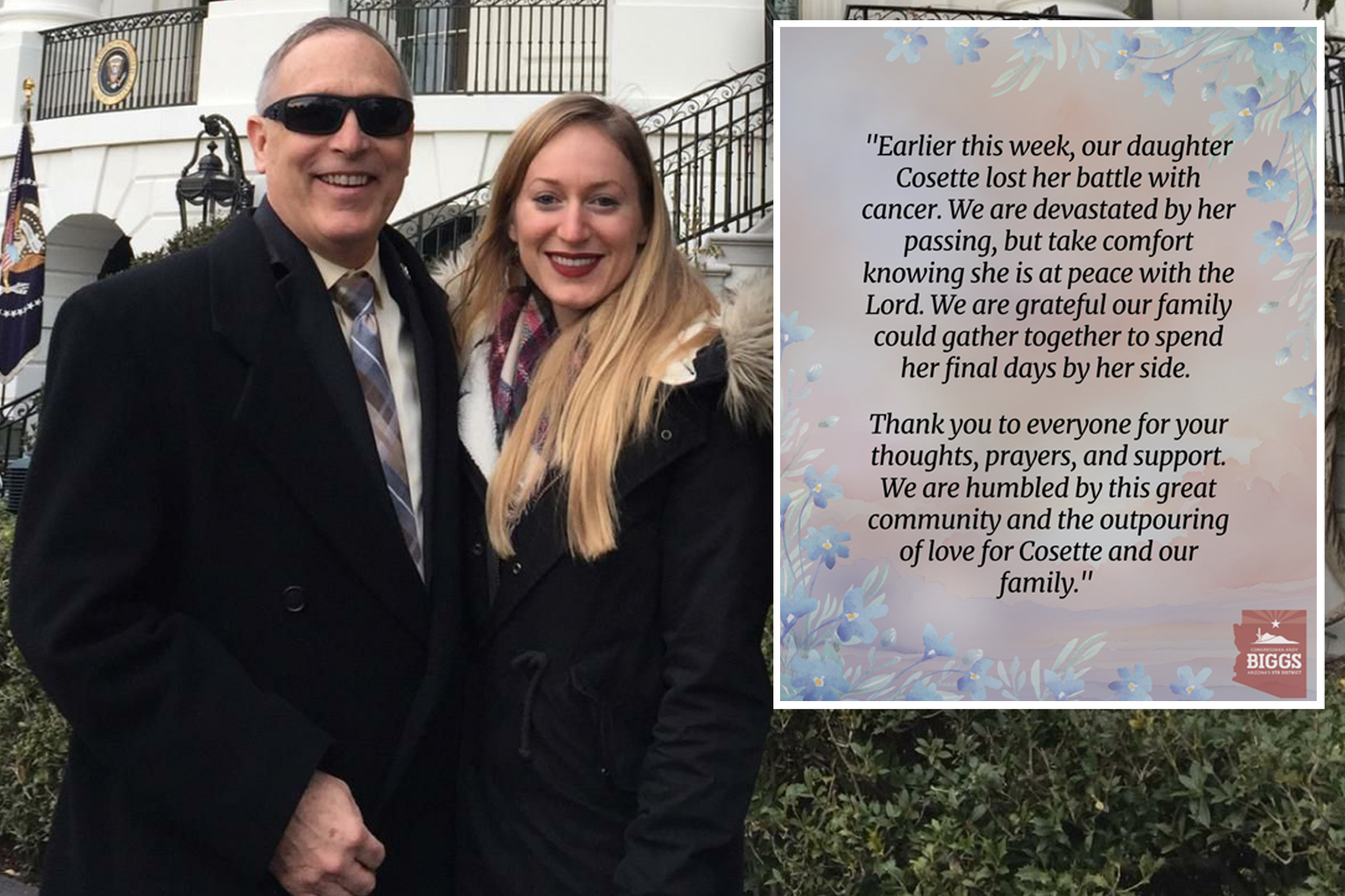 Rep. Andy Biggs announces death of his daughter, 37, from cancer: ‘We ...