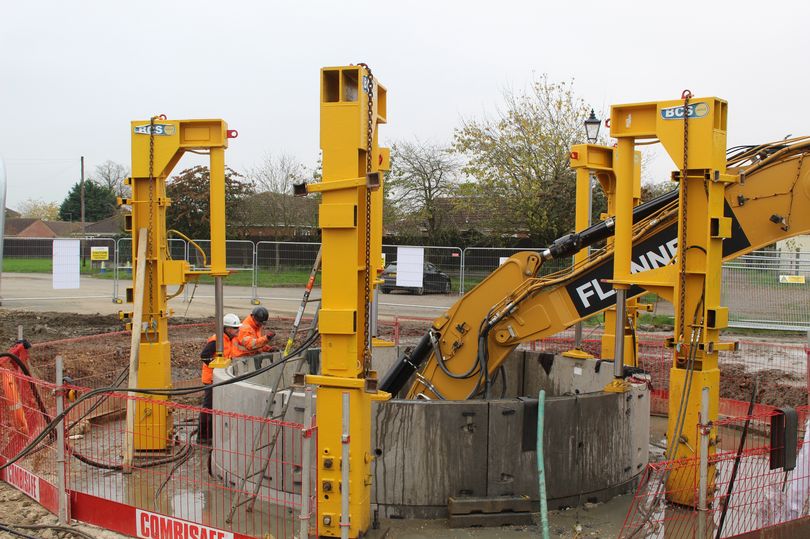Anglian Water installs storage tank in town to protect communities from ...