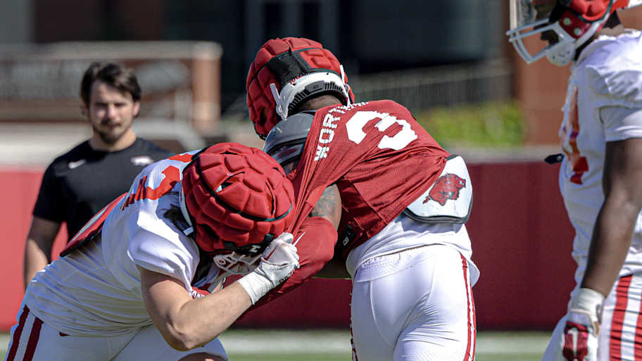 One new Razorbacks' running back has gotten Worth's attention in spring