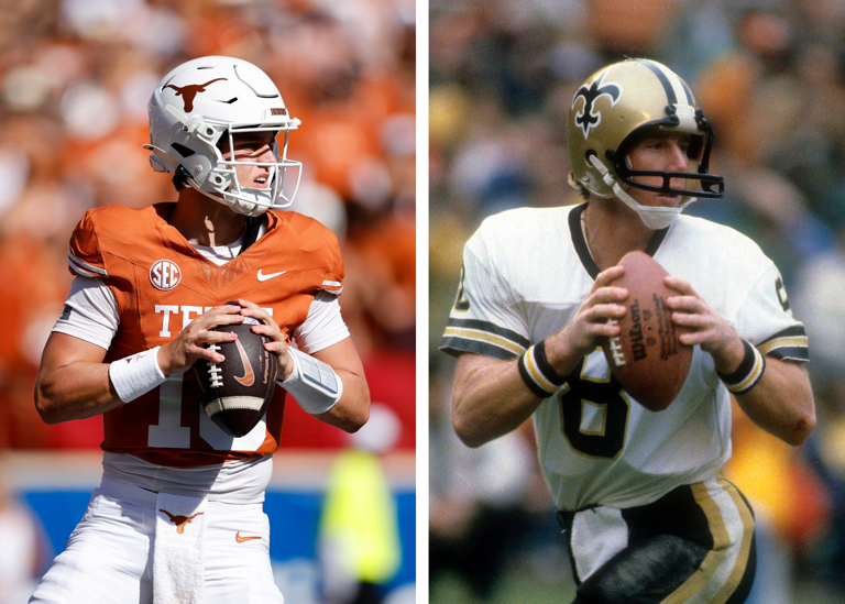 Texas Longhorns quarterback Arch Manning is a lot more of grandpa ...