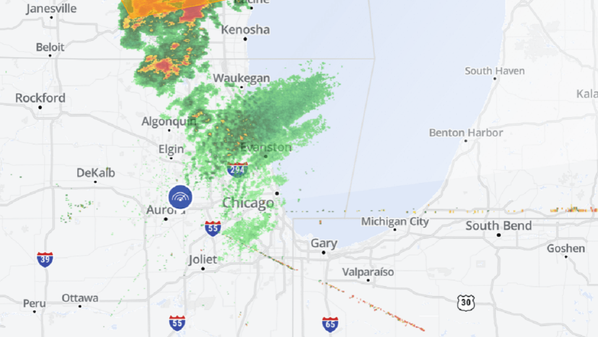 Live Chicago radar: Severe thunderstorms possible Friday night
