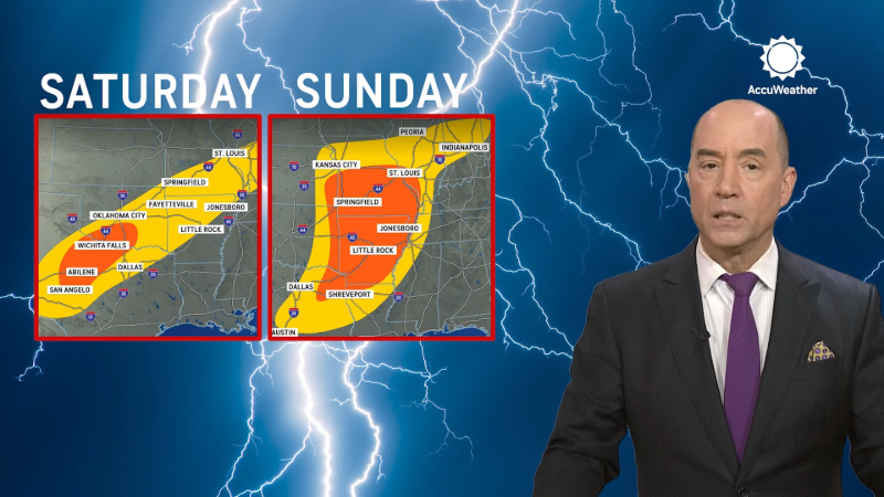 Severe storms, tornado threat for millions through Easter Sunday