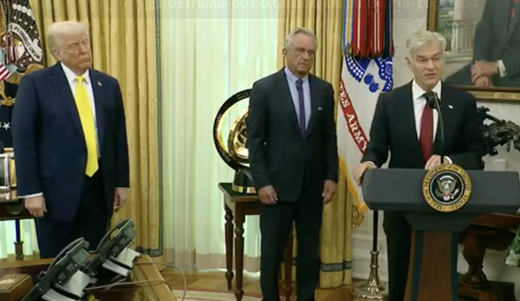 Dr. Oz Sworn-In As Head Of CMS With RFK Jr. and President Donald Trump
