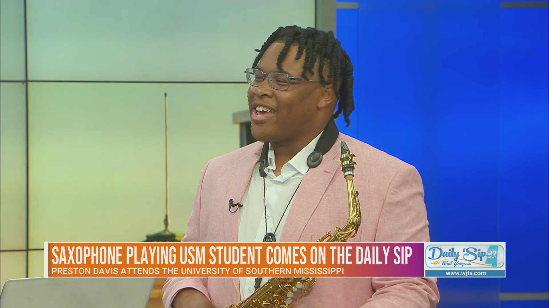Saxophonist Preston Davis