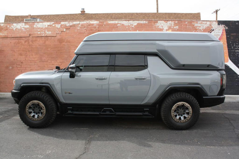 Adventure Awaits in this 2022 GMC Hummer EV Overlanding Camper