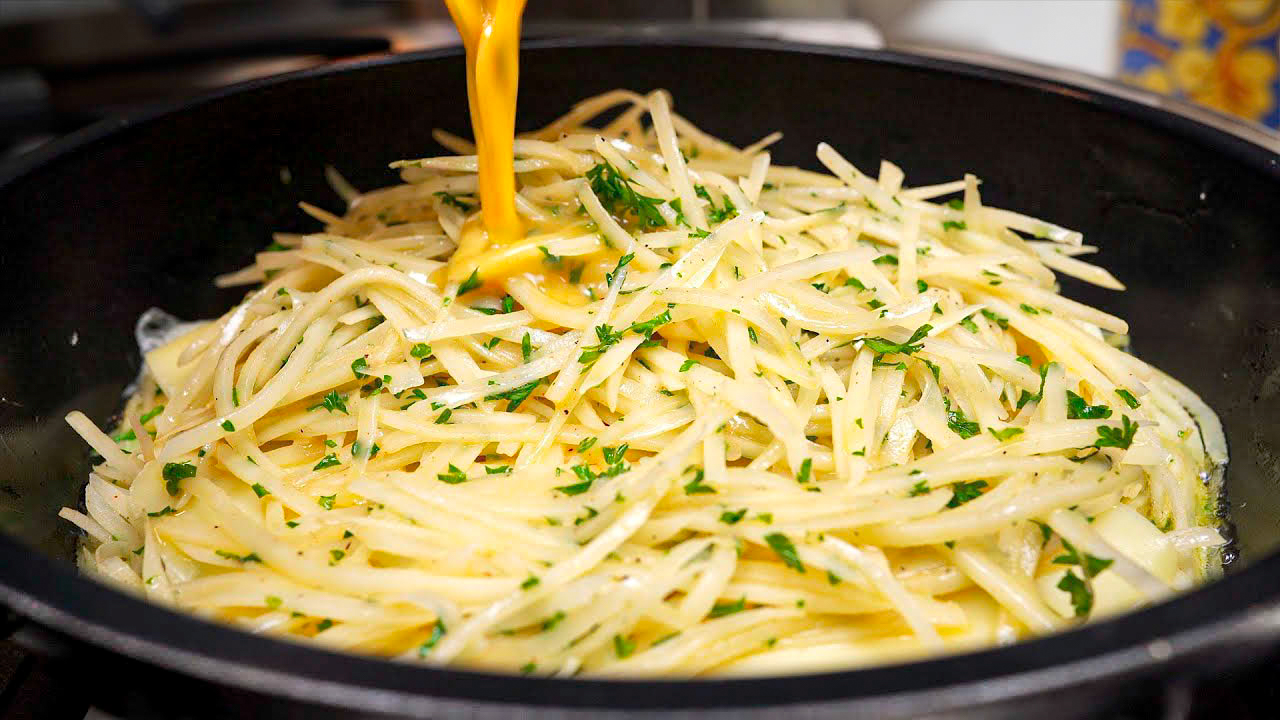 If you have 3 potatoes and 3 eggs make this delicious dinner in minutes ...