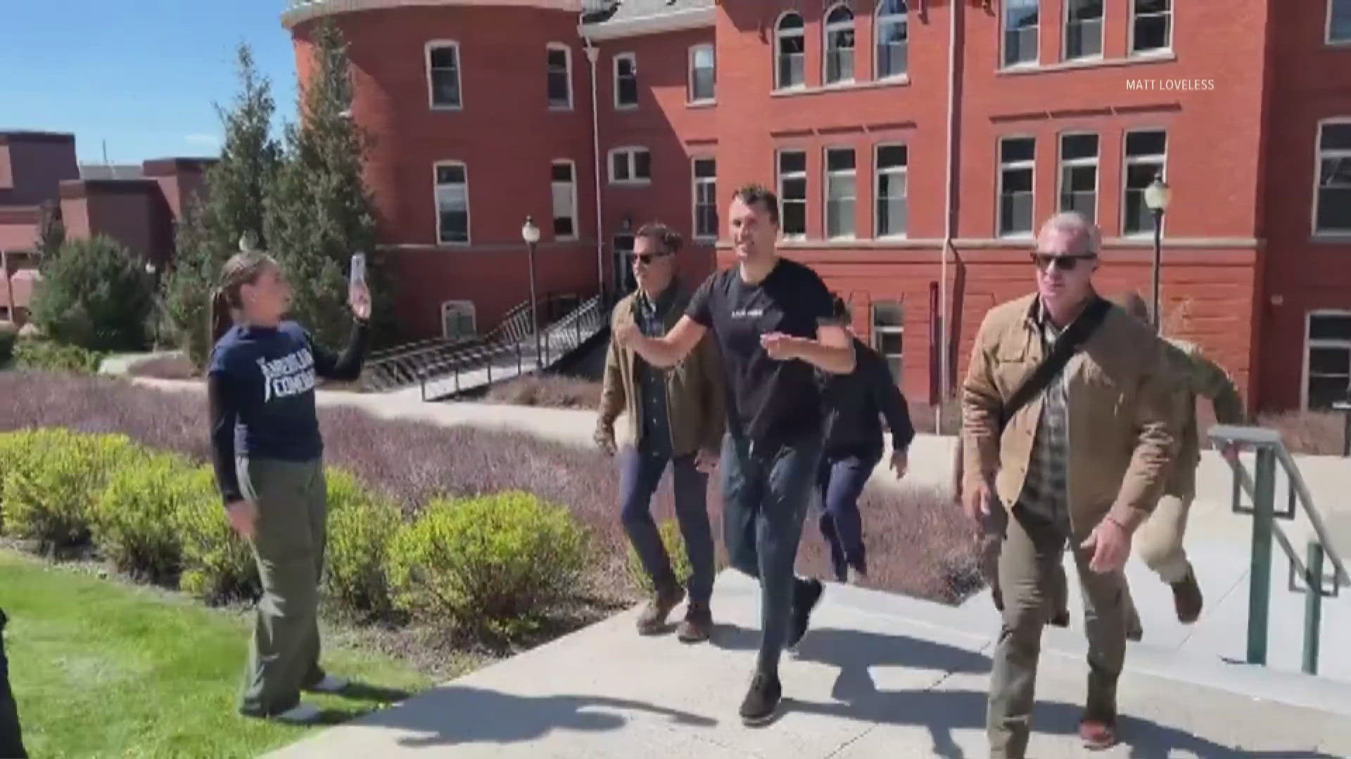 WSU police arrest two suspects after anti-Charlie Kirk vandalism