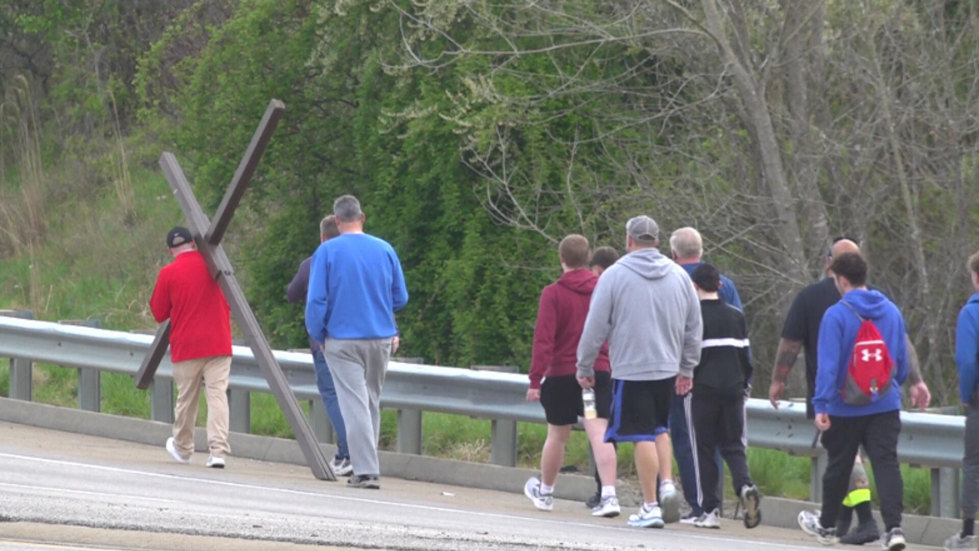 Good Friday cross walk continues under new pastor