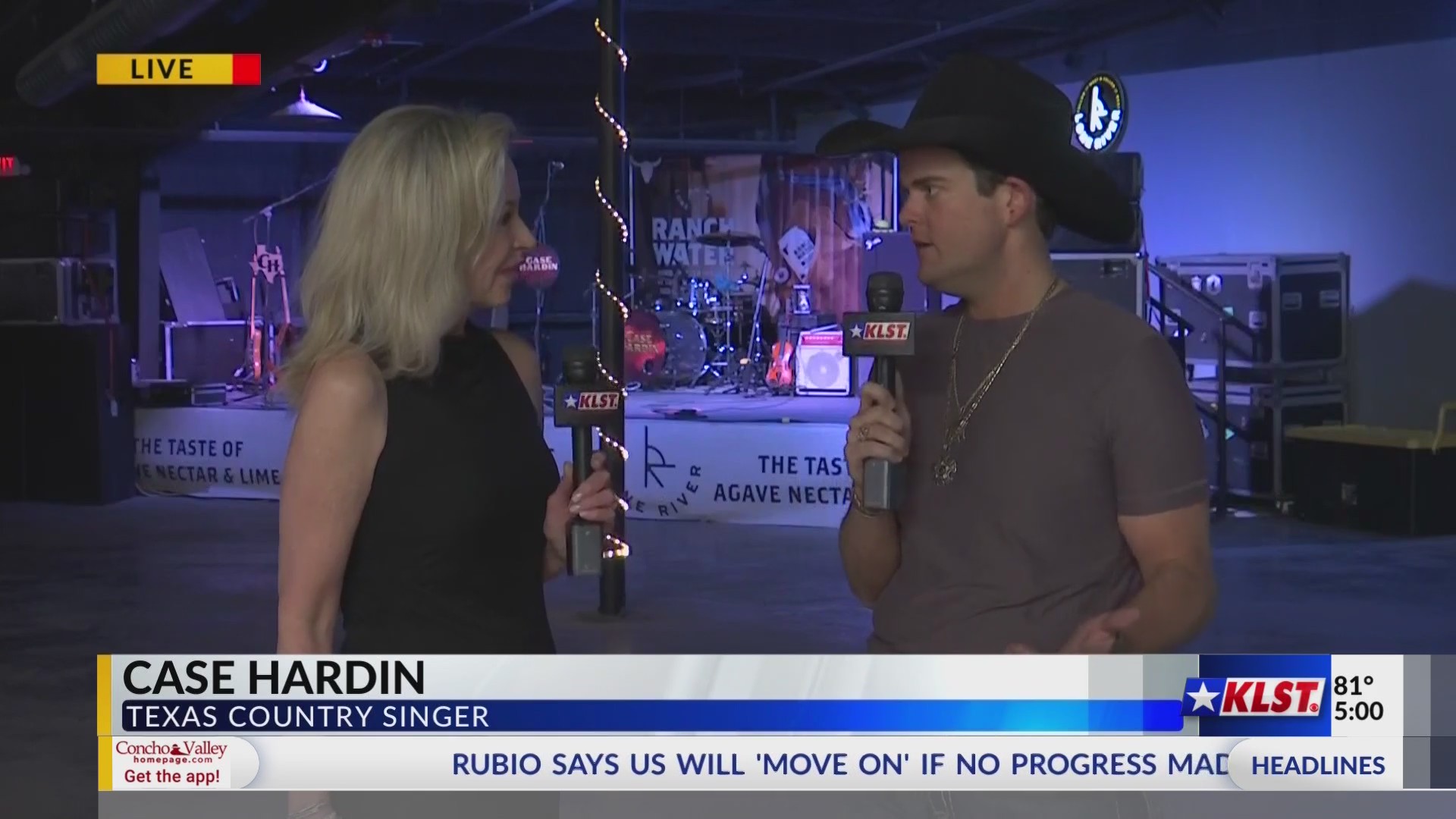 Case Hardin talks about performing at his hometown rodeo
