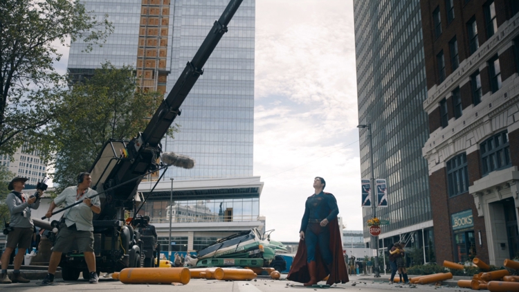 'Superman' behind-the-scenes footage shows new glimpses of Cleveland as ...