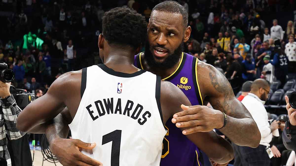 Anthony Edwards gets real on tough Lakers matchup, ‘GOAT’ LeBron James