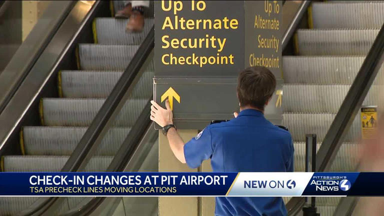 TSA announces checkpoint changes for PreCheck at Pittsburgh airport