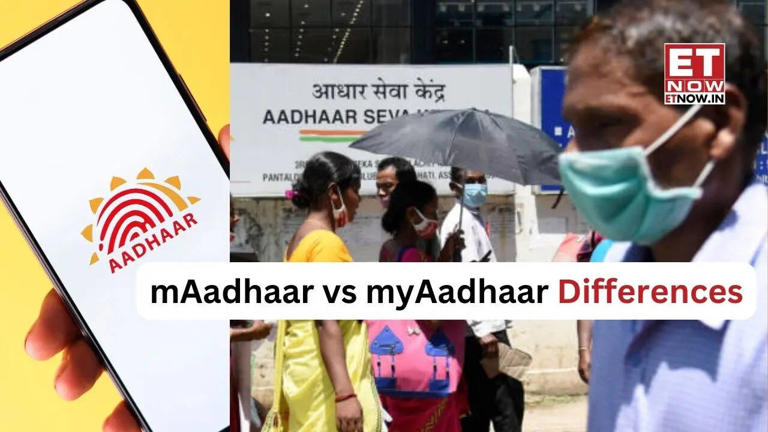 mAadhaar vs myAadhaar: Are both same? Can you update address, mobile ...