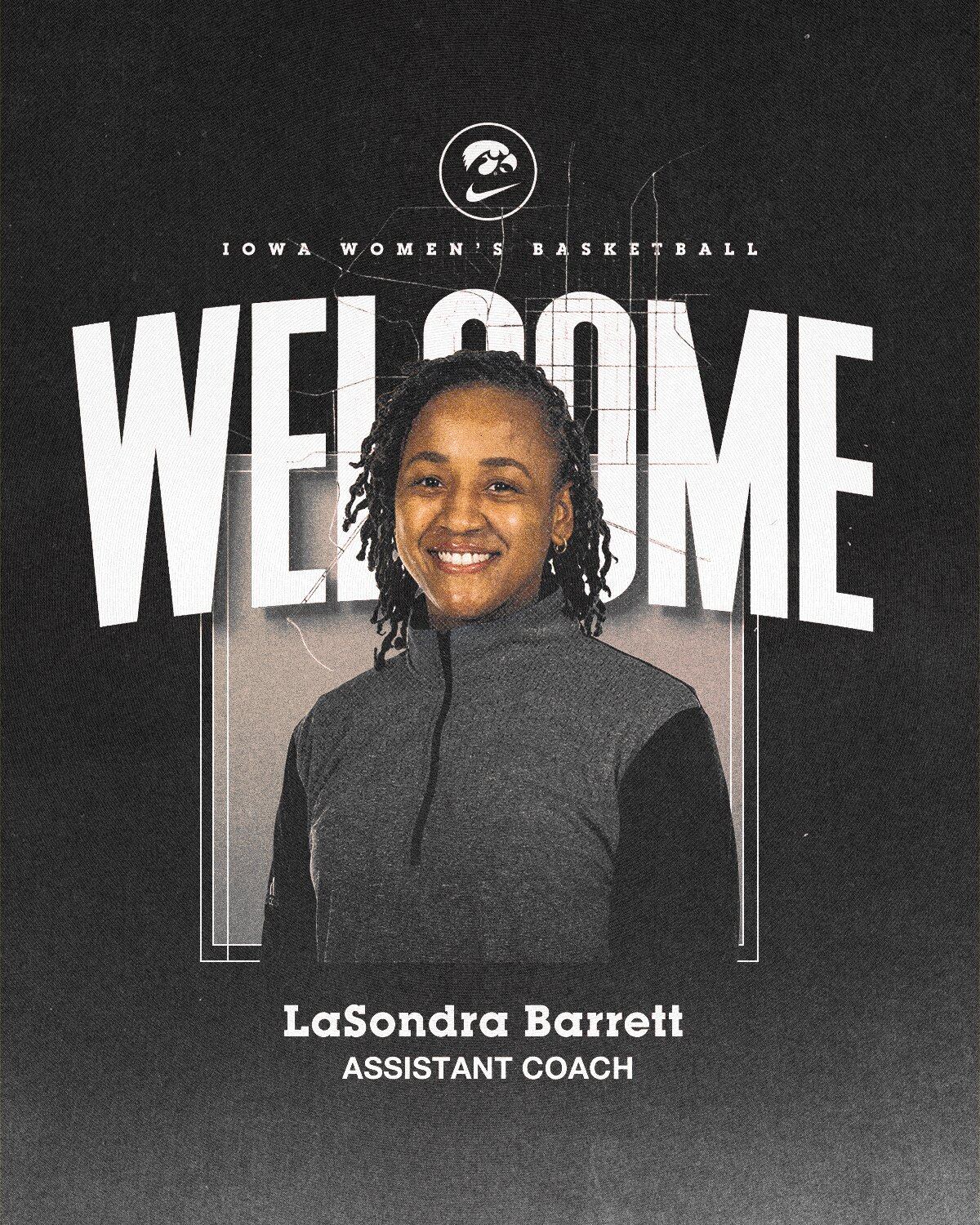 LaSondra Barrett hired to fill out Iowa women’s basketball coaching staff