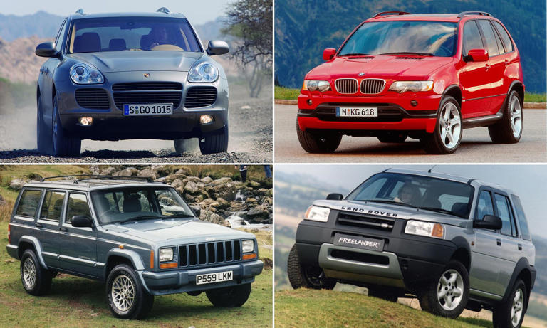 Four early SUVs now becoming classics - including the Porsche Cayenne