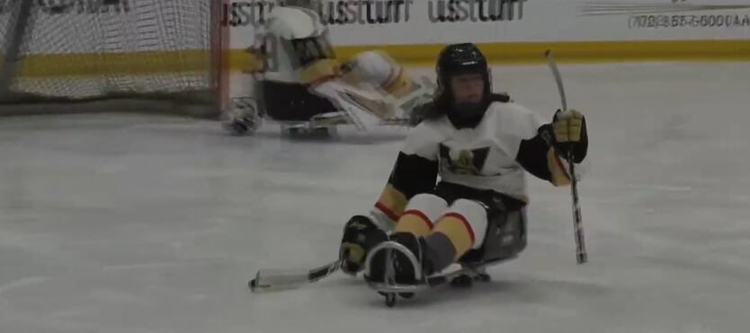 Adaptive youth sled hockey team filling gap in Las Vegas Valley