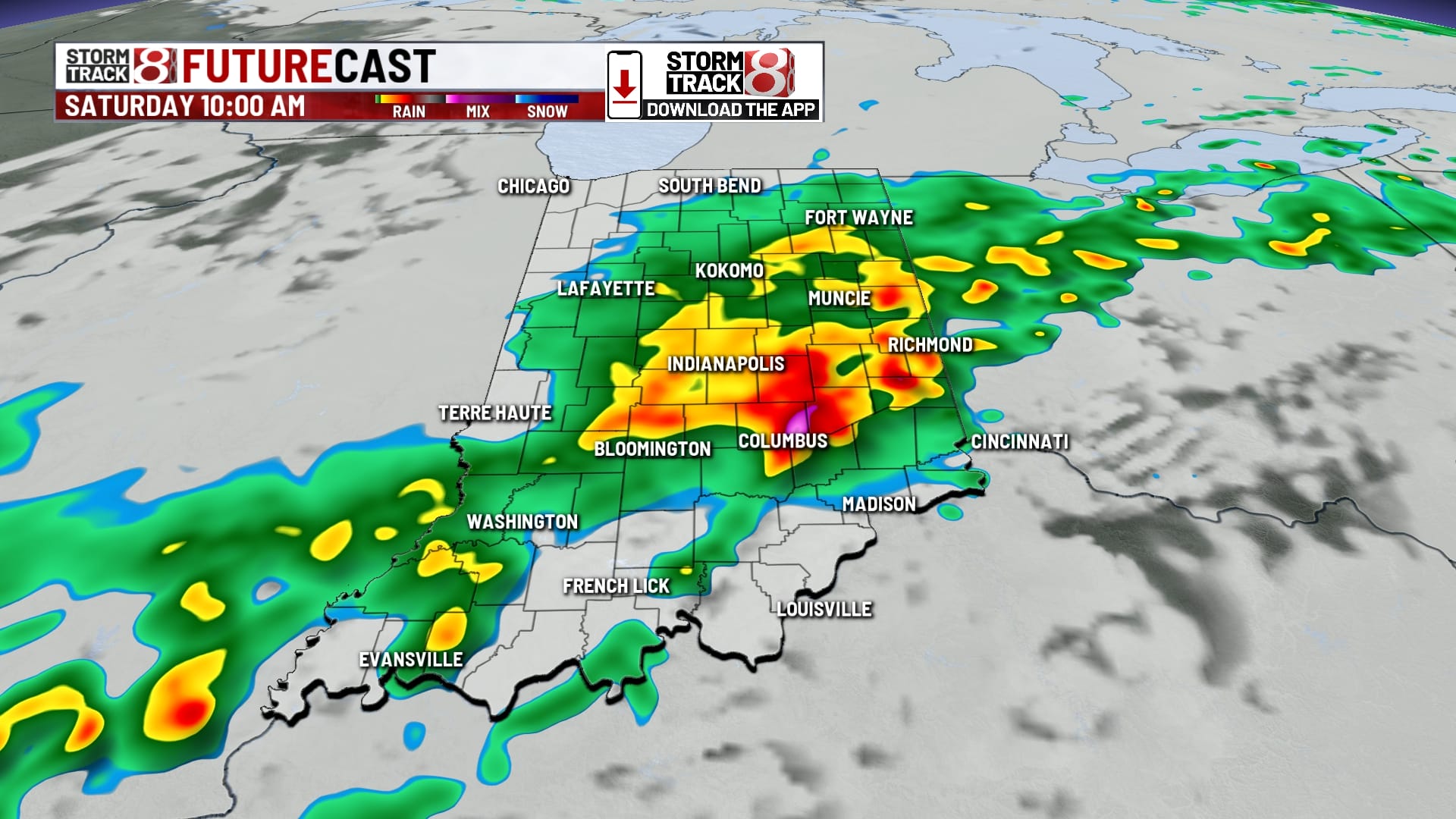 Timing out showers & storms Easter weekend | Apr. 19, 2025